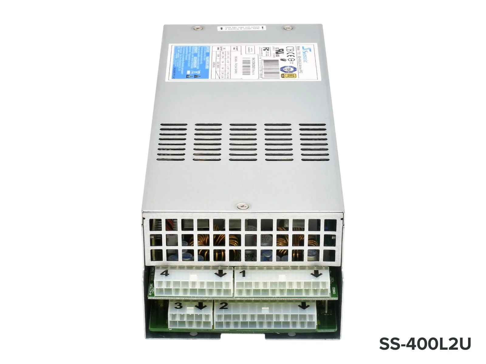 2U L2U|EPS| 80 PLUS® Gold Rating - Seasonic Industrial PSU